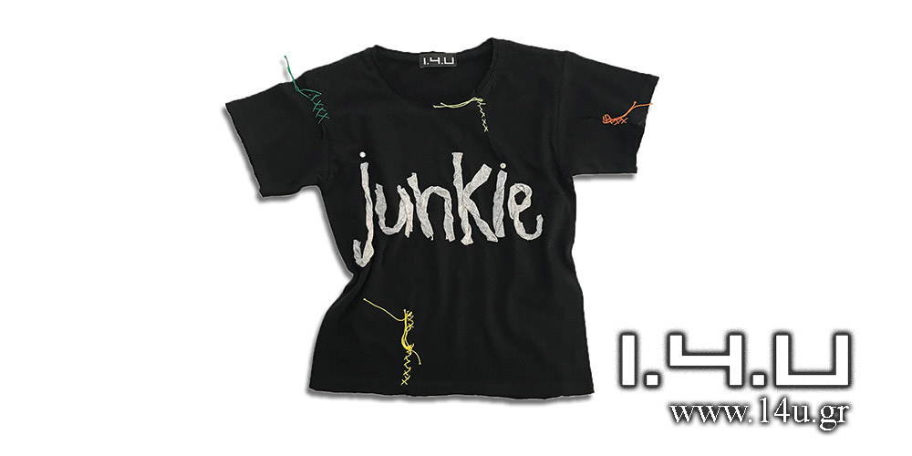 Junkie. Unisex kids Cotton Print T-shirt | 1.4.U® Official Store | Shop ...